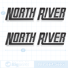 Arima Boat Decals – Factory Sticker Package (Aqua Blue ...