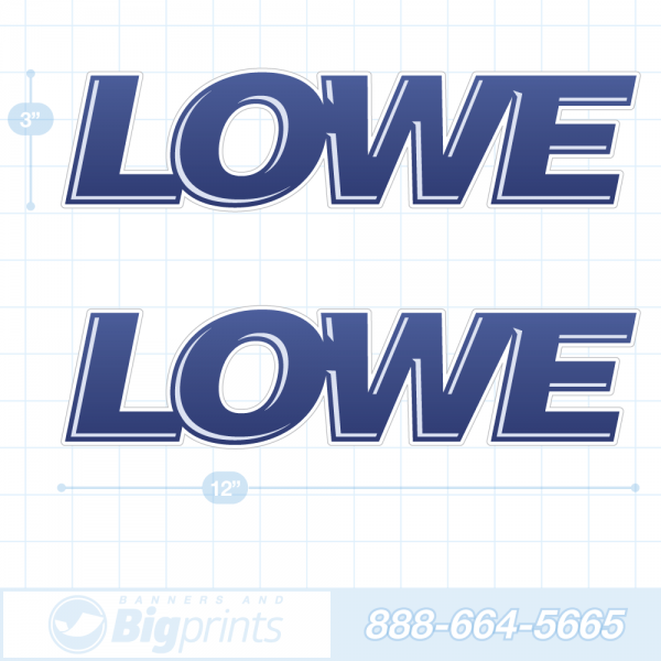 Alumaweld Boat Decals – Factory Sticker Package – Bannersandbigprints.com