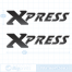 Xpress Boat Decals – Glossy Black – Bannersandbigprints.com