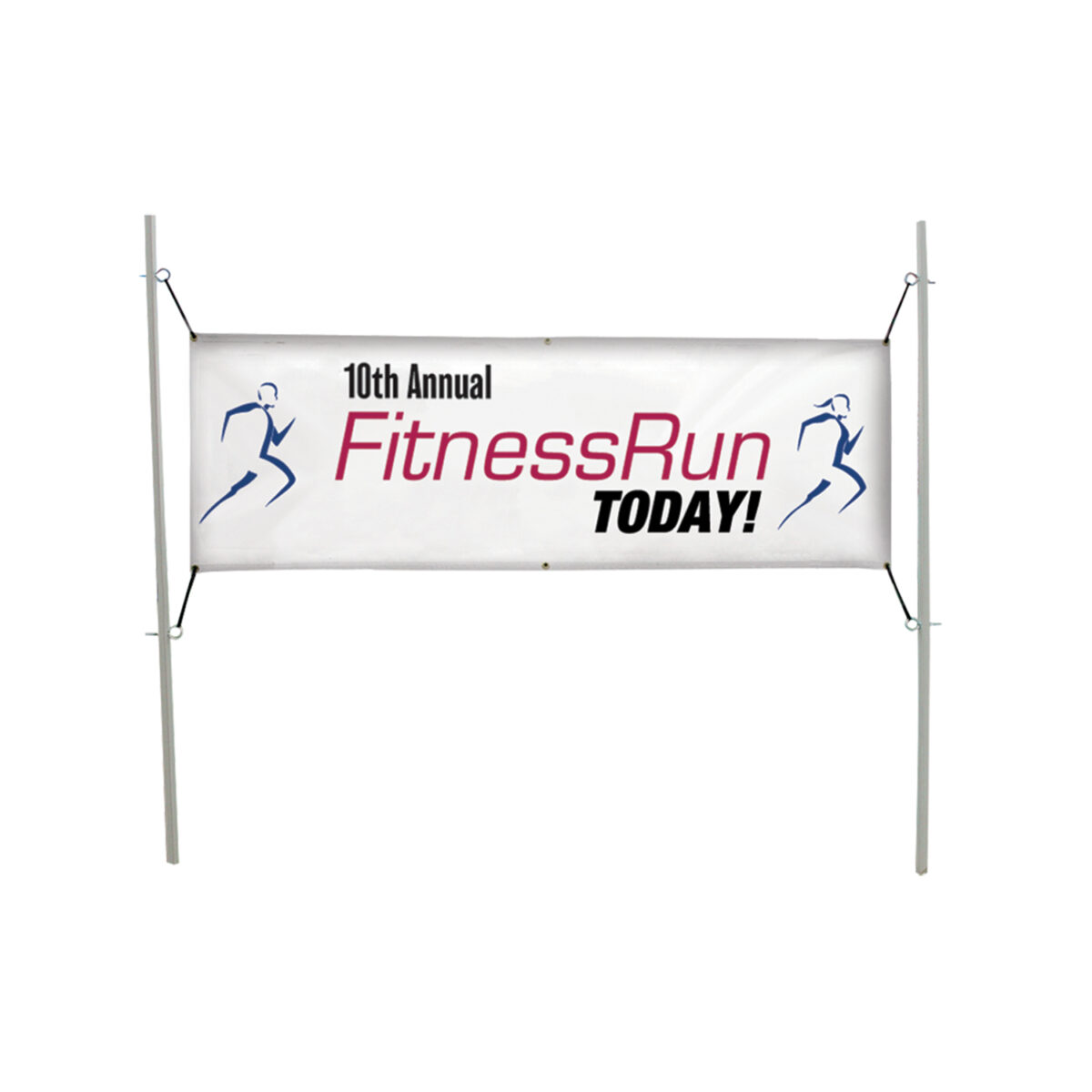 Banner-Post Kit (6ft.W x 4ft.H, In-Ground) – Bannersandbigprints.com