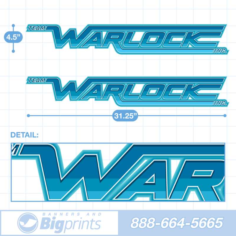 Warlock Boat Decals – “Aquamarine” Sticker Package ...