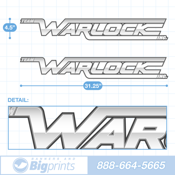 Warlock Boat Decals – “Quicksilver” Sticker Package ...